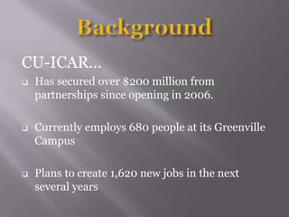 Cu icar presentation | PPT