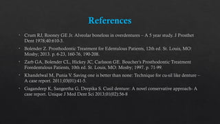 Cu-Sil Dentures in prosthodontics a Journal club | PPTX