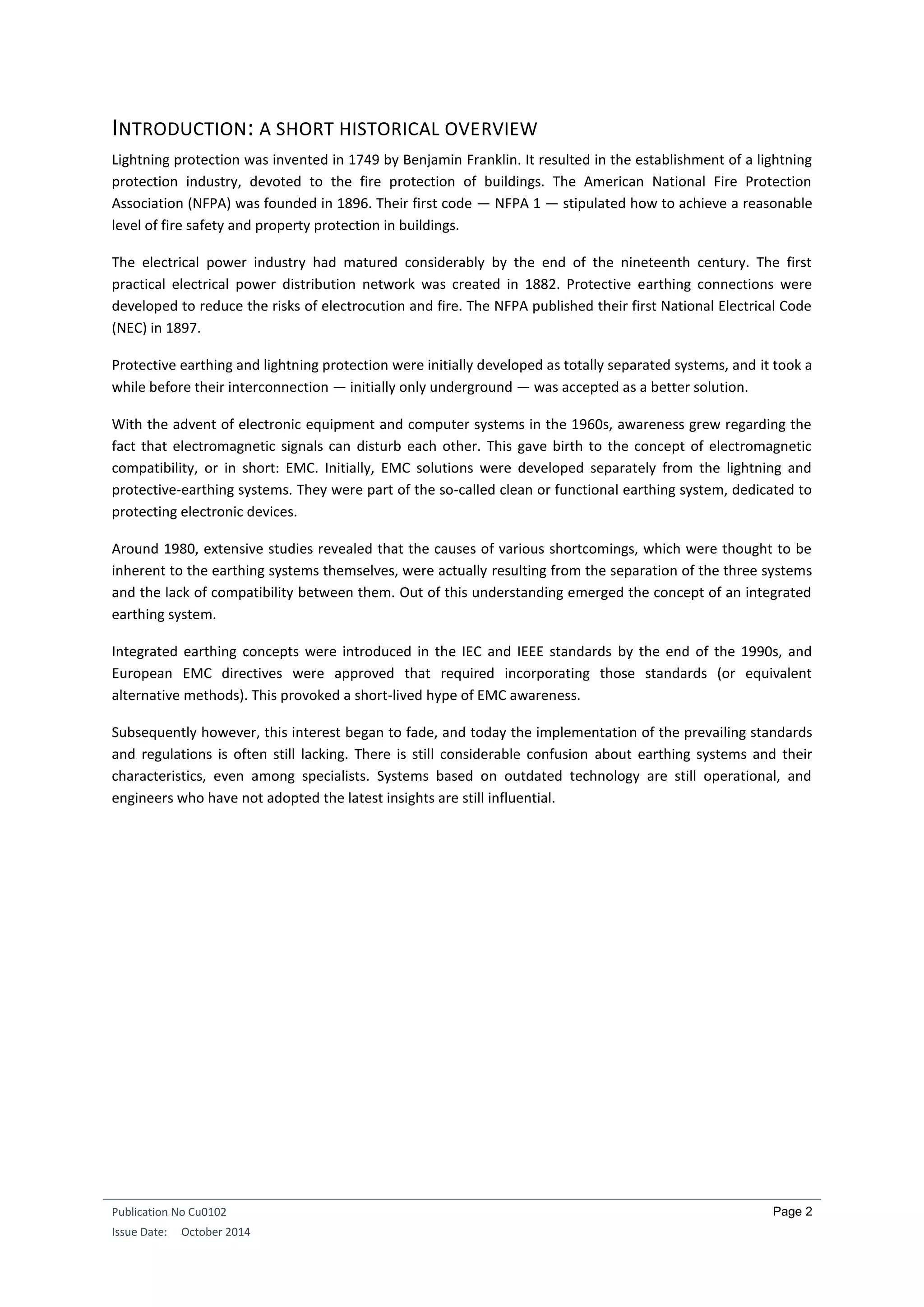 Integrated earthing systems | PDF