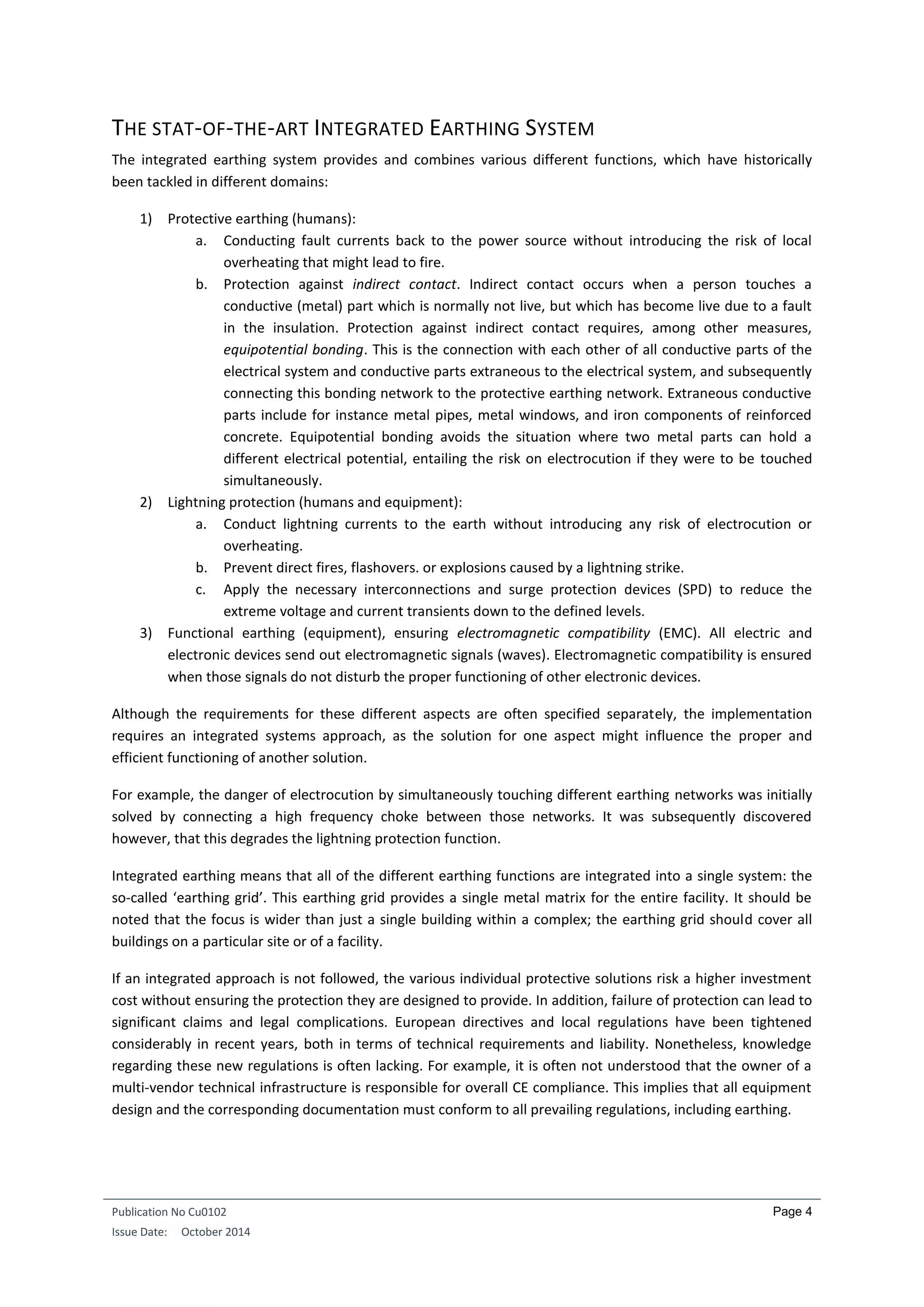 Integrated earthing systems | PDF