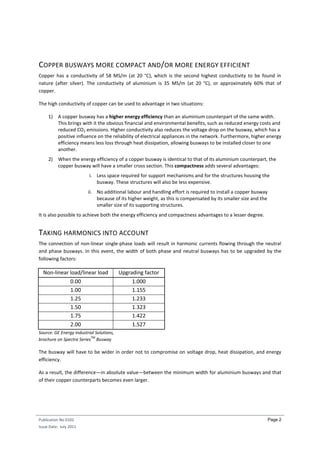 Materials for Electric Busways | PDF