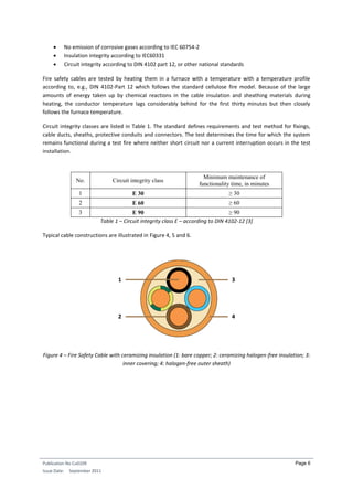 Fire Cable Sizing | PDF