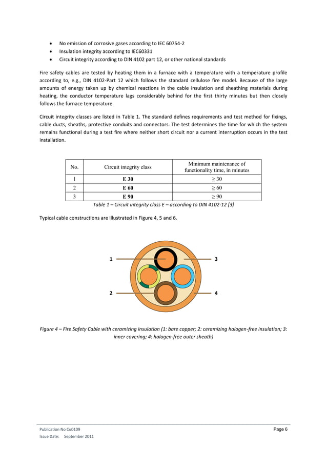 Fire Cable Sizing | PDF