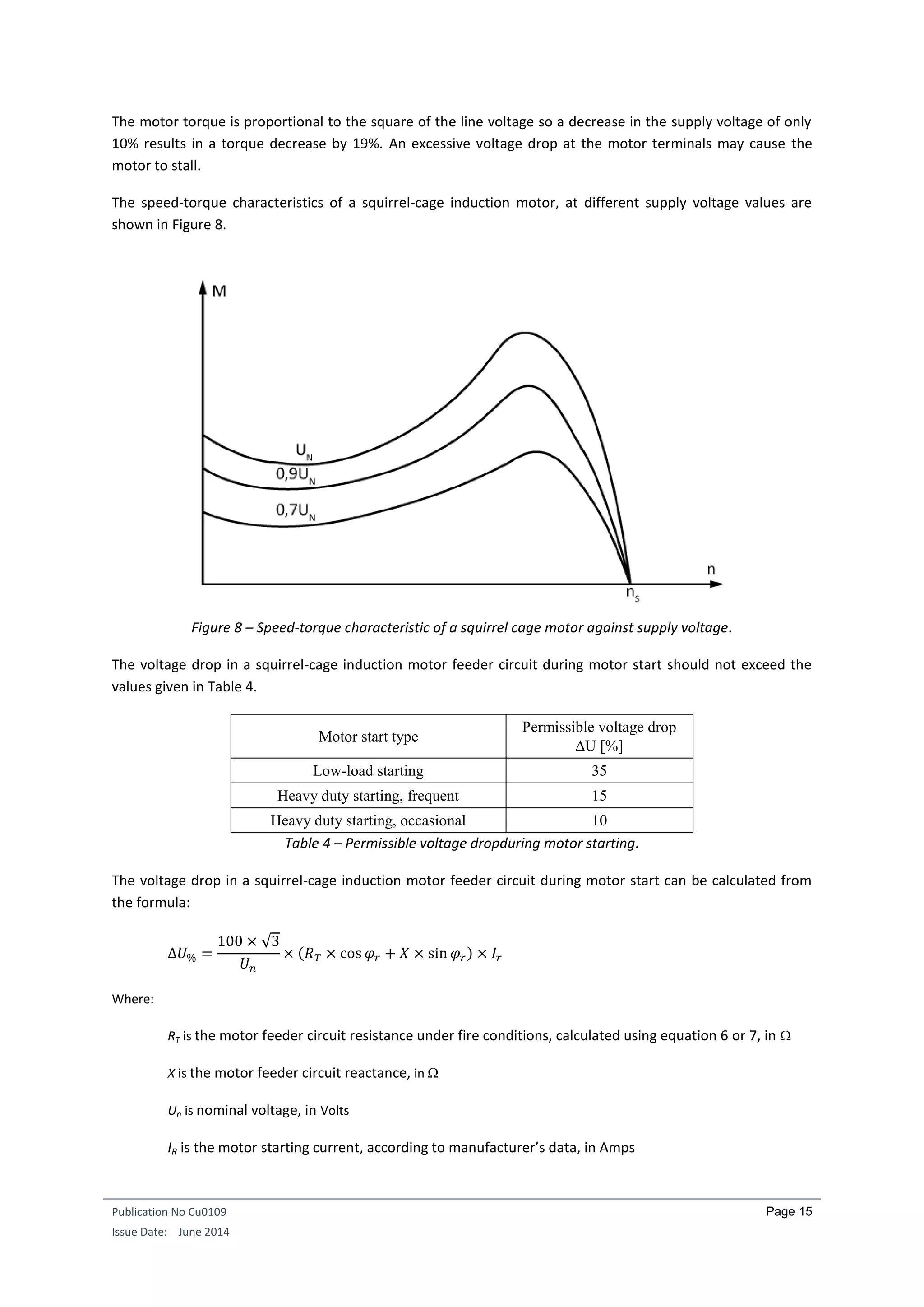 Fire safety cables - Selection and sizing of conductors supplying ...
