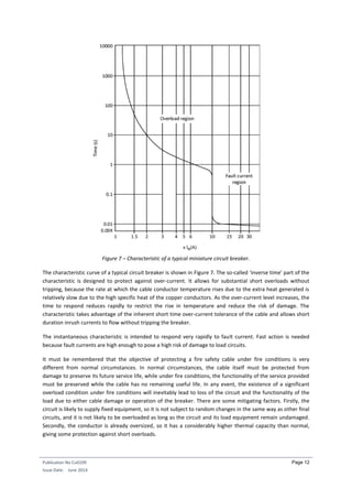 Fire safety cables - Selection and sizing of conductors supplying ...