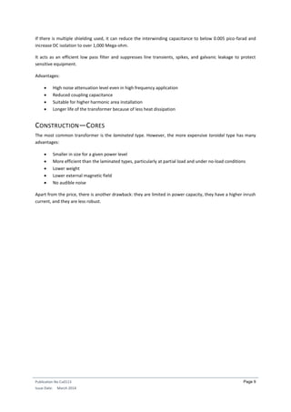 Isolation transformers | PDF
