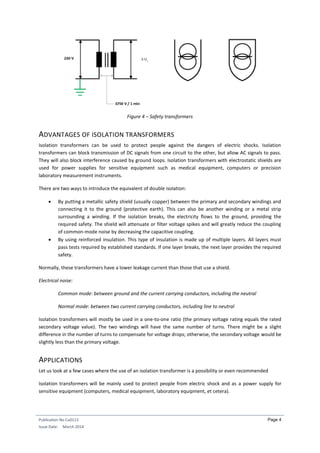 Isolation transformers | PDF