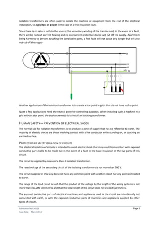 Isolation transformers | PDF
