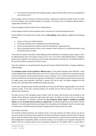 Electricity systems for hospitals | PDF