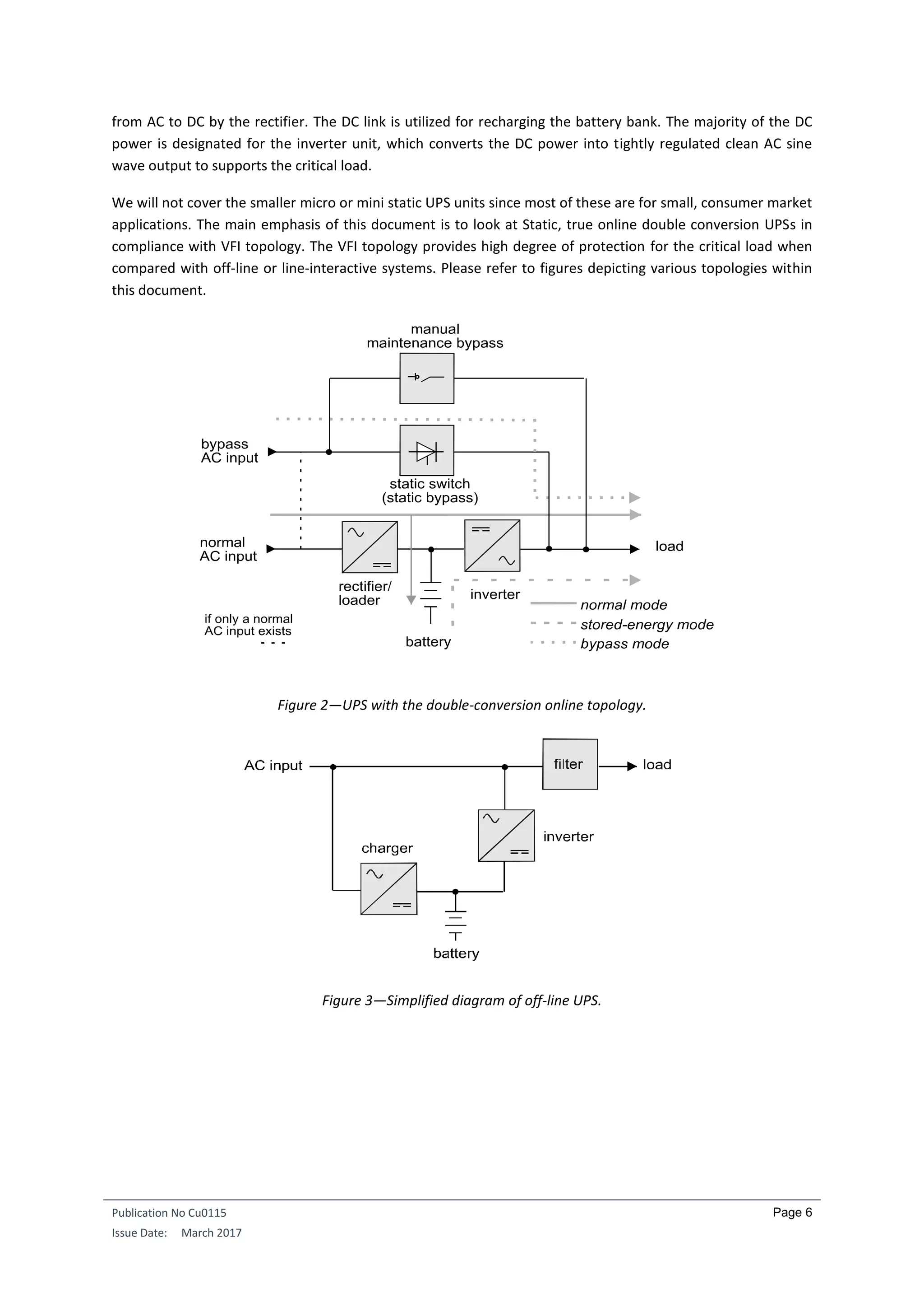 UPS power system design parameters | PDF
