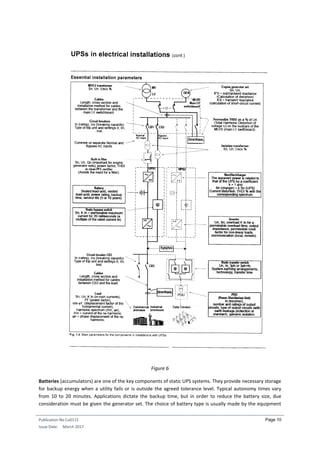 UPS power system design parameters | PDF