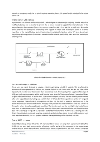 UPS power system design parameters | PDF