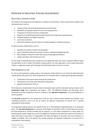 Industrial cooling systems | PDF