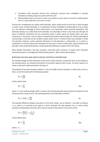 Earthing systems: fundamentals of calculation and design | PDF