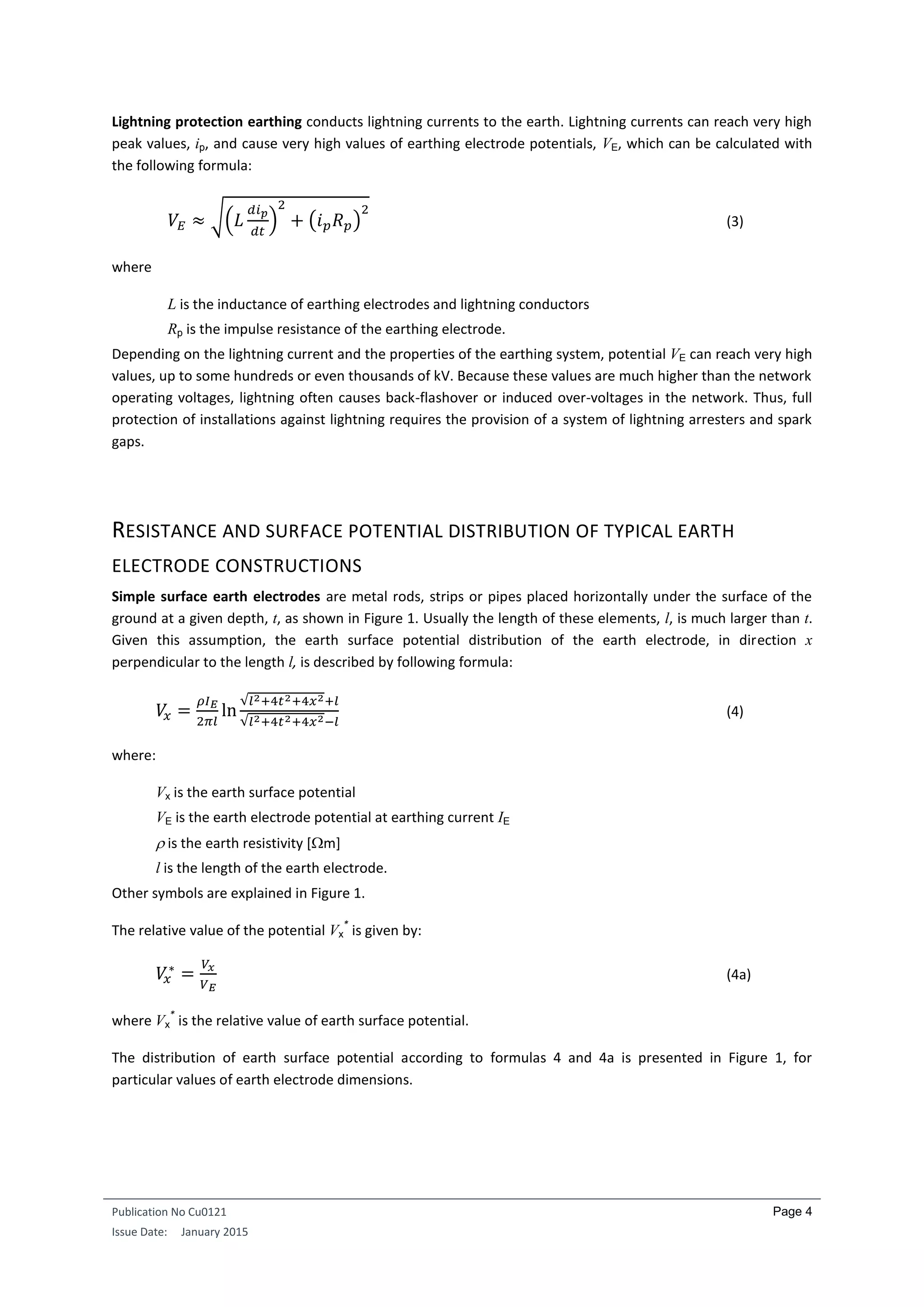 Earthing systems - Basic constructional aspects | PDF