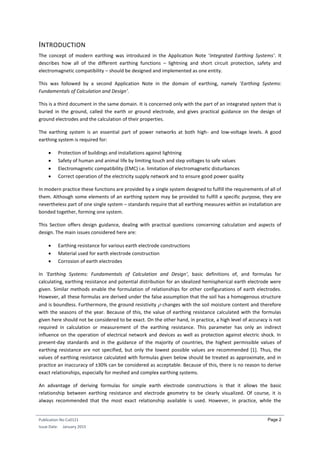 Earthing systems - Basic constructional aspects | PDF