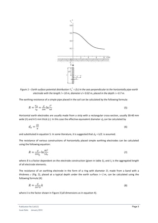 Earthing systems - Basic constructional aspects | PDF