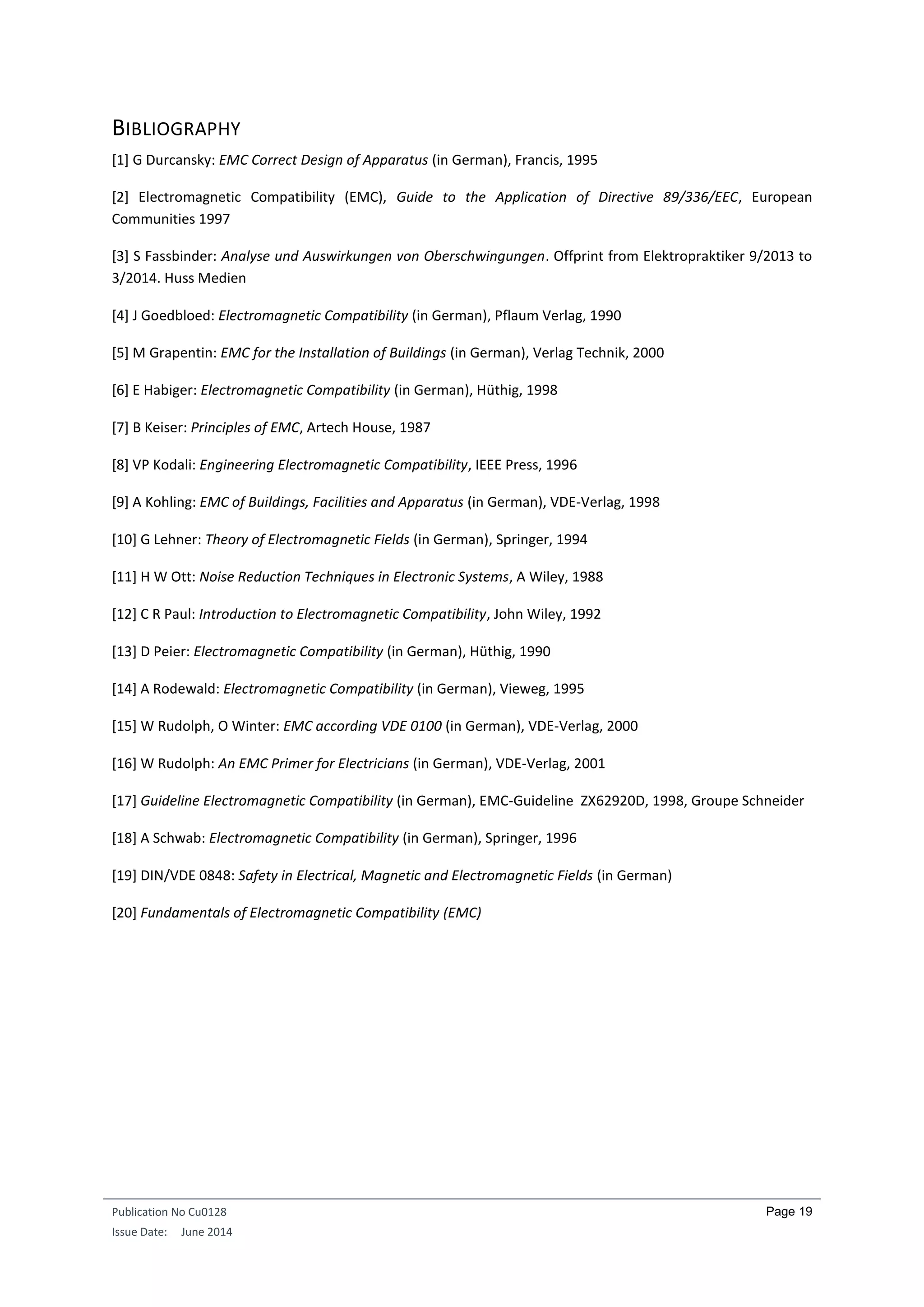 Fundamentals of electromagnetic compatibility (EMC) | PDF