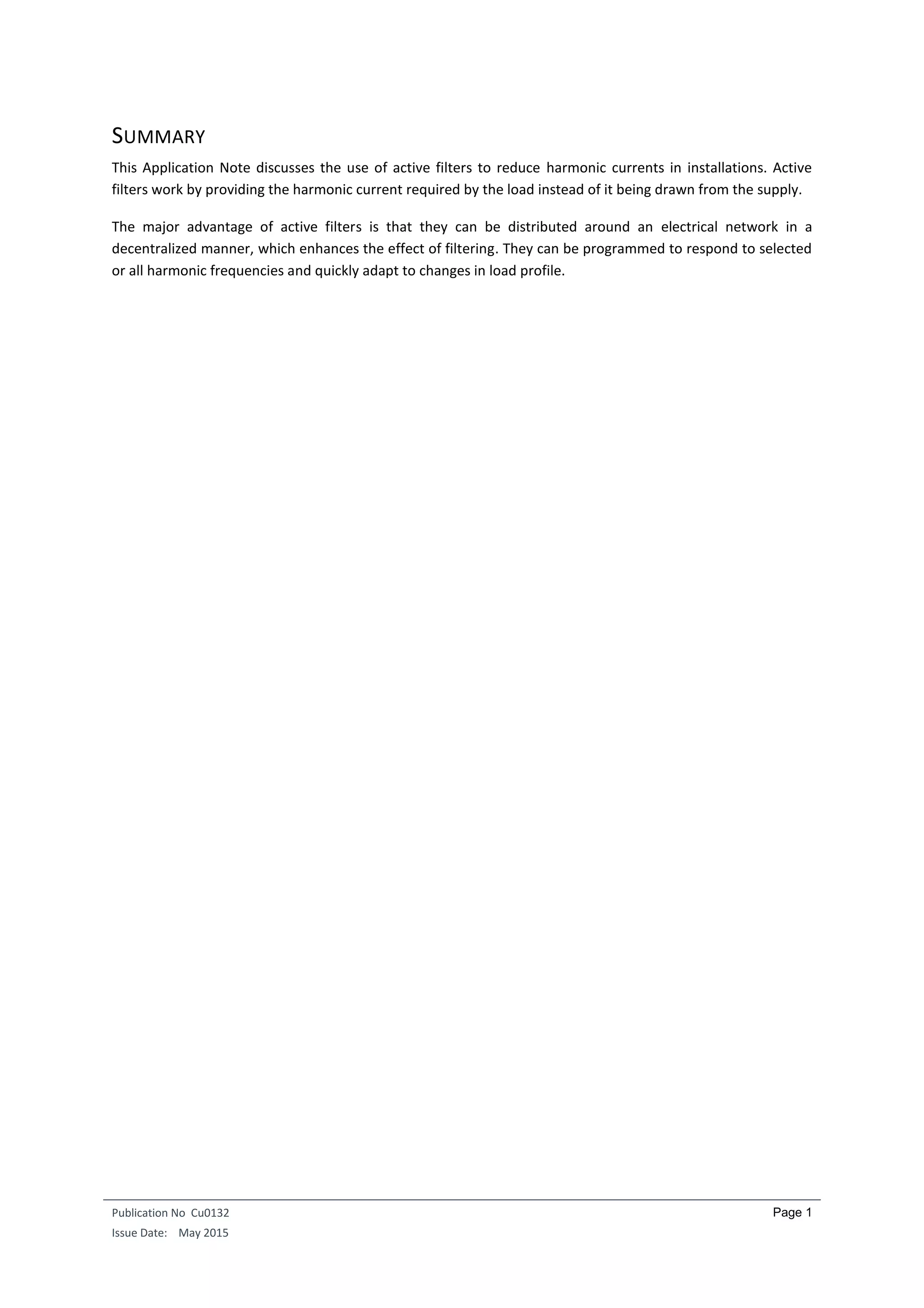 Active harmonic conditioners | PDF