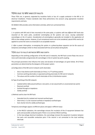 Transient overvoltages and currents: TOVs and swells | PDF