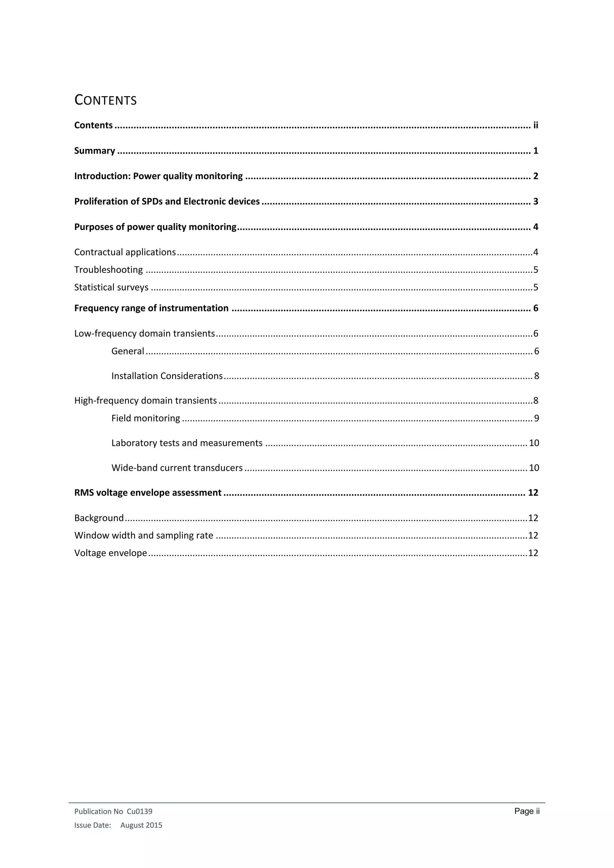 Transient overvoltages and currents: detection and measurement | PDF