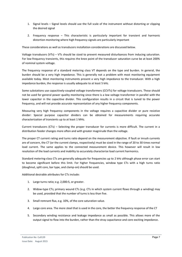 Transient overvoltages and currents: detection and measurement | PDF