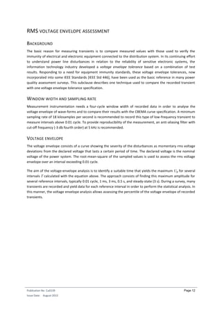 Transient overvoltages and currents: detection and measurement | PDF