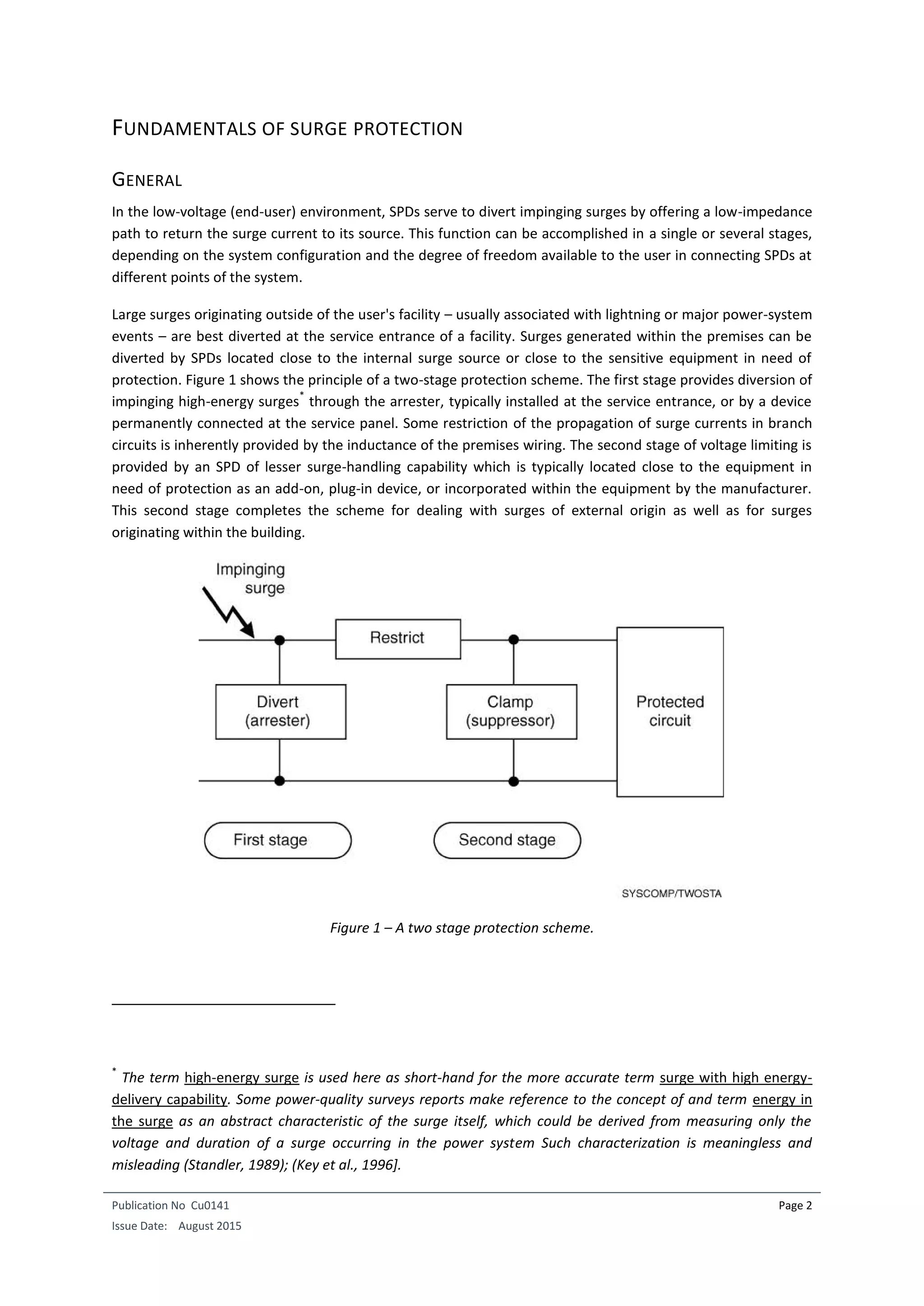 Transient Overvoltages And Currents Mitigation And Protection