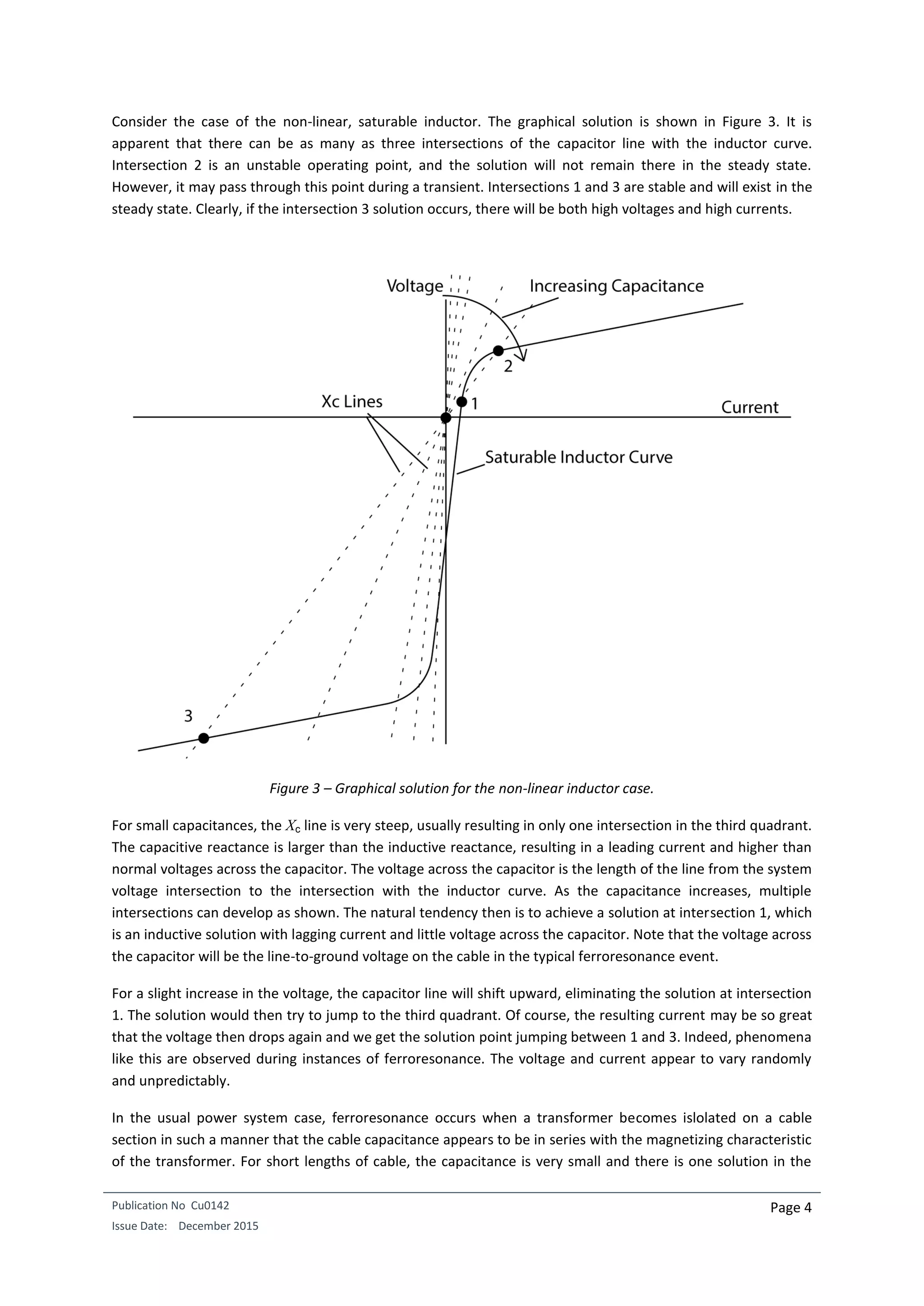 Transient overvoltages and currents: ferroresonance effects | PDF