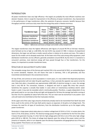Efficiency and Loss Evaluation of Large Power Transformers | PDF