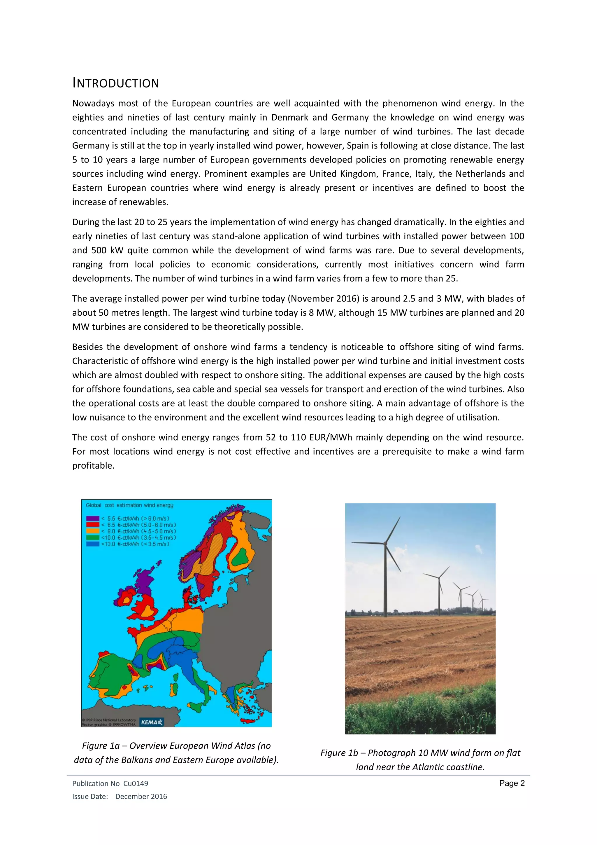 Wind farm development and operation - A case study | PDF