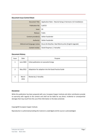 Neutral sizing in harmonic-rich installations | PDF