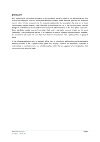 Neutral sizing in harmonic-rich installations | PDF