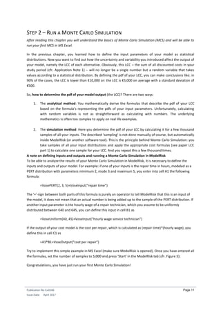 Stochastic life cycle costing | PDF