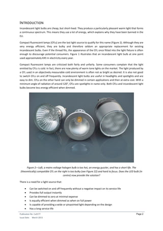 The Properties of LED Lighting | PDF
