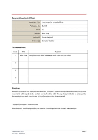 Heat Pumps for Larger Buildings | PDF