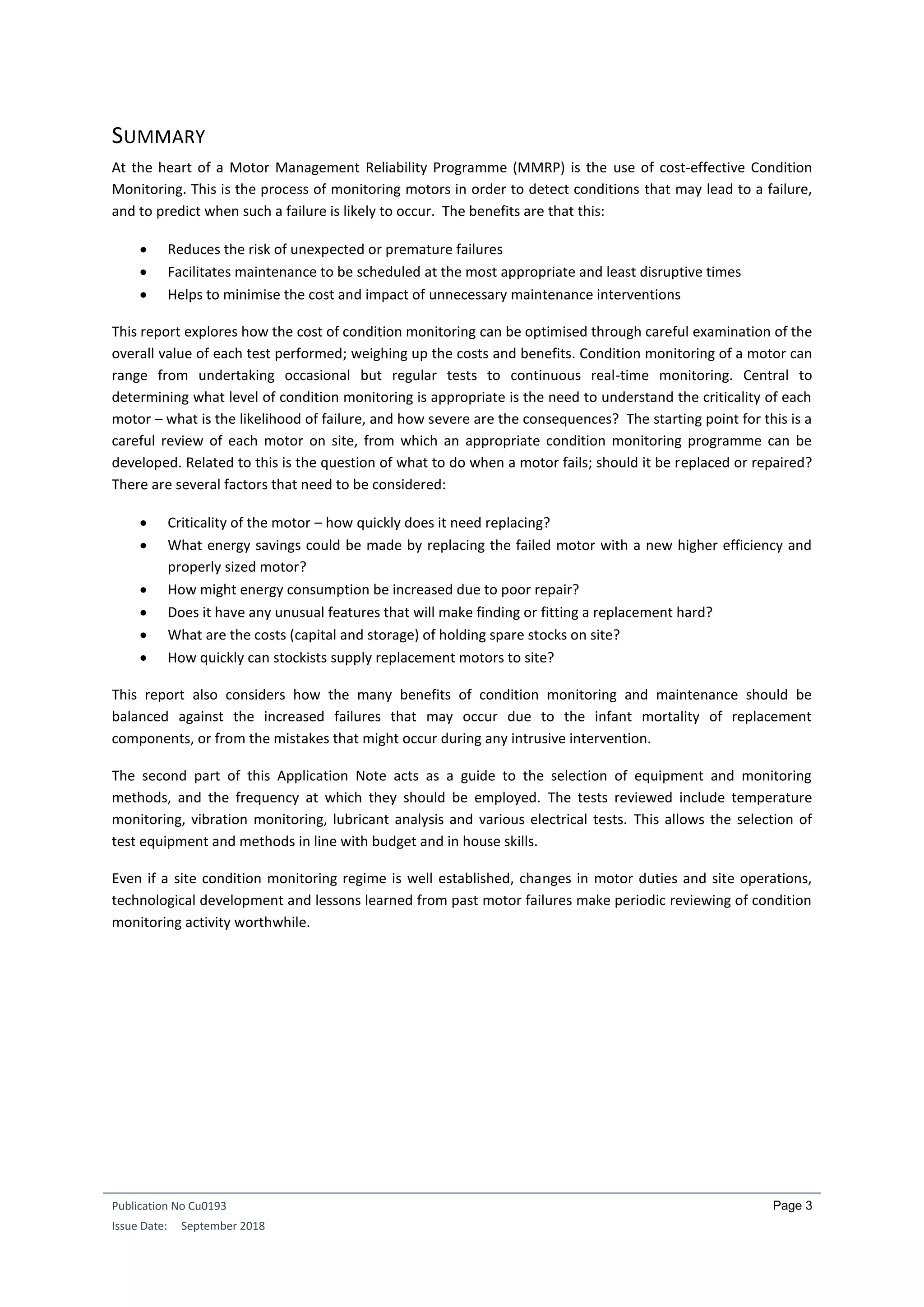 Electric motor performance testing and reliability assessment | PDF
