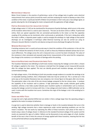 Electric motor performance testing and reliability assessment | PDF