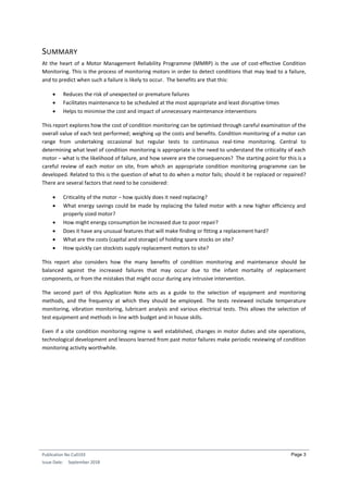 Electric motor performance testing and reliability assessment | PDF
