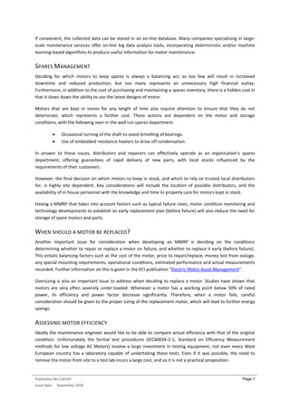 Electric motor performance testing and reliability assessment | PDF