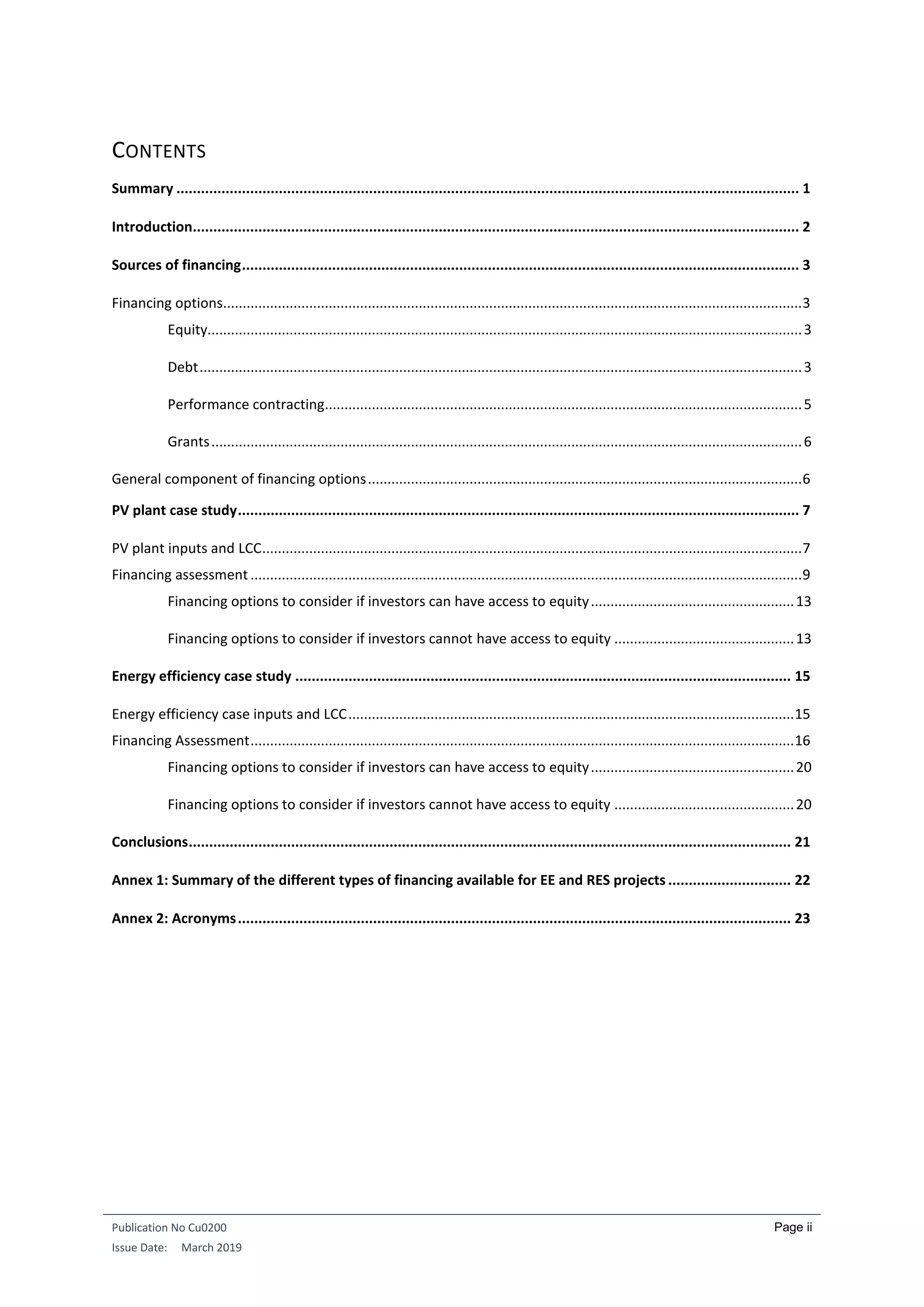LIfe cycle costing case studies of RES and EE projects | PDF