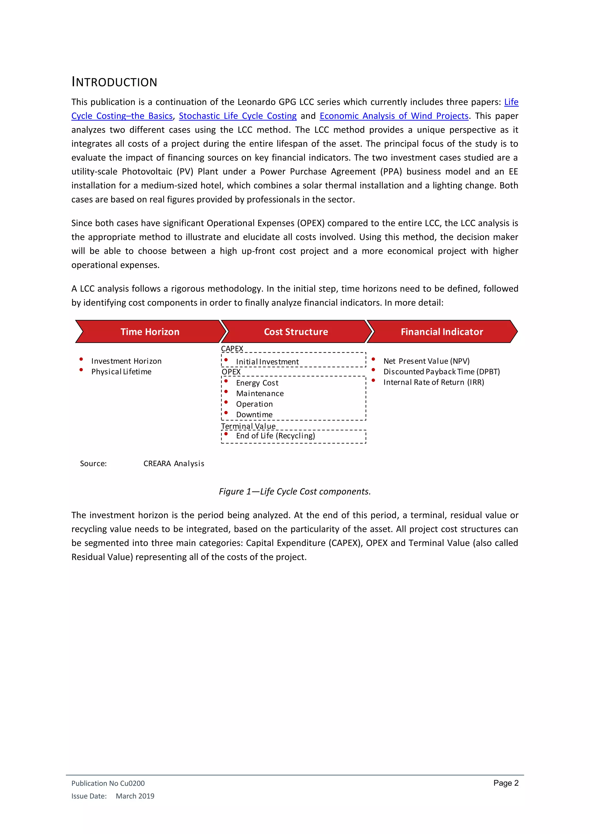 LIfe cycle costing case studies of RES and EE projects | PDF