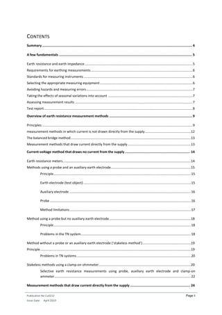 Measuring earth resistance | PDF