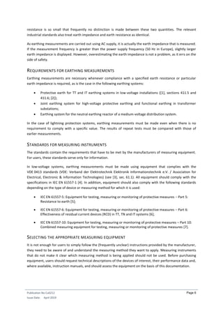 Measuring earth resistance | PDF