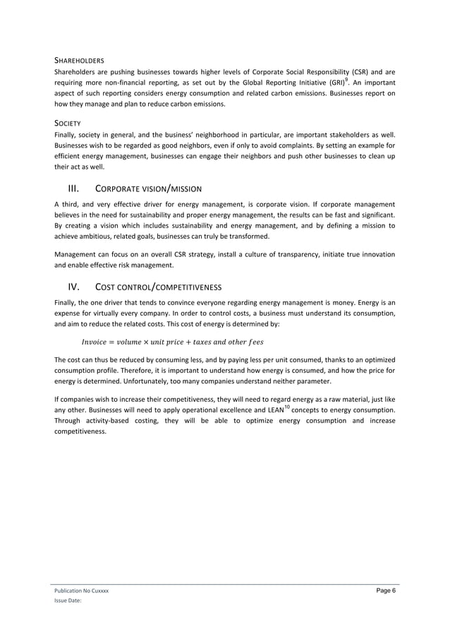 Introduction to Energy Management | PDF