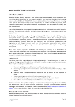 Introduction to Energy Management | PDF