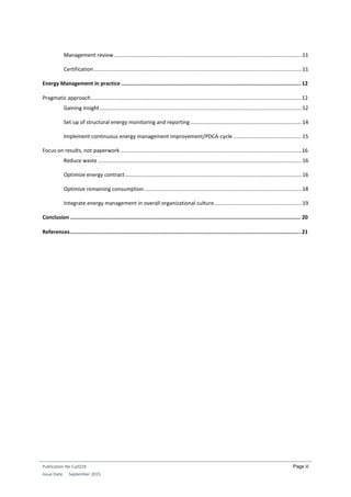 Introduction to Energy Management | PDF