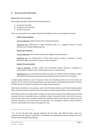 Assessment of energy savings | PDF