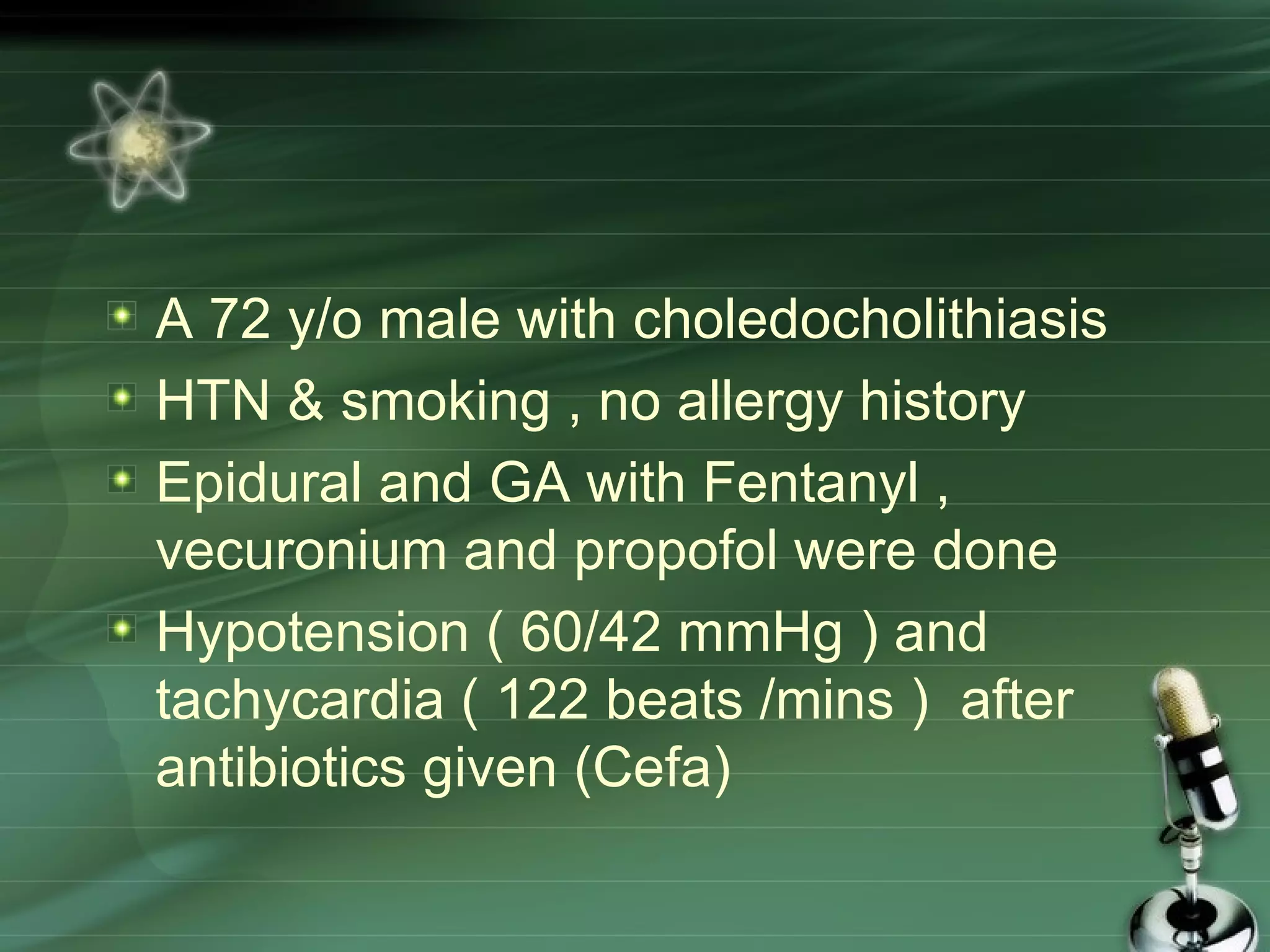 Anaphylactic Shock in General Anesthesia | PPT