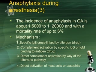 Anaphylactic Shock in General Anesthesia | PPT